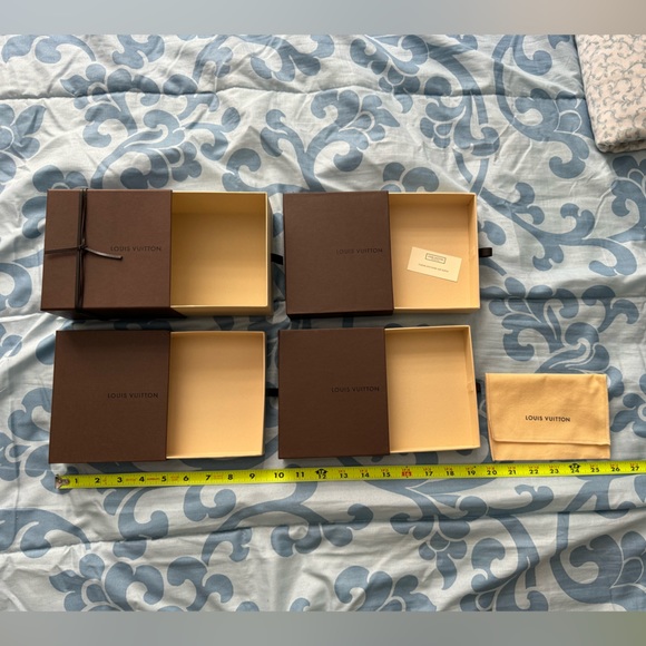 Louis Vuitton | Other | Louis Vuitton Empty Boxes And Small Dust Bag ...